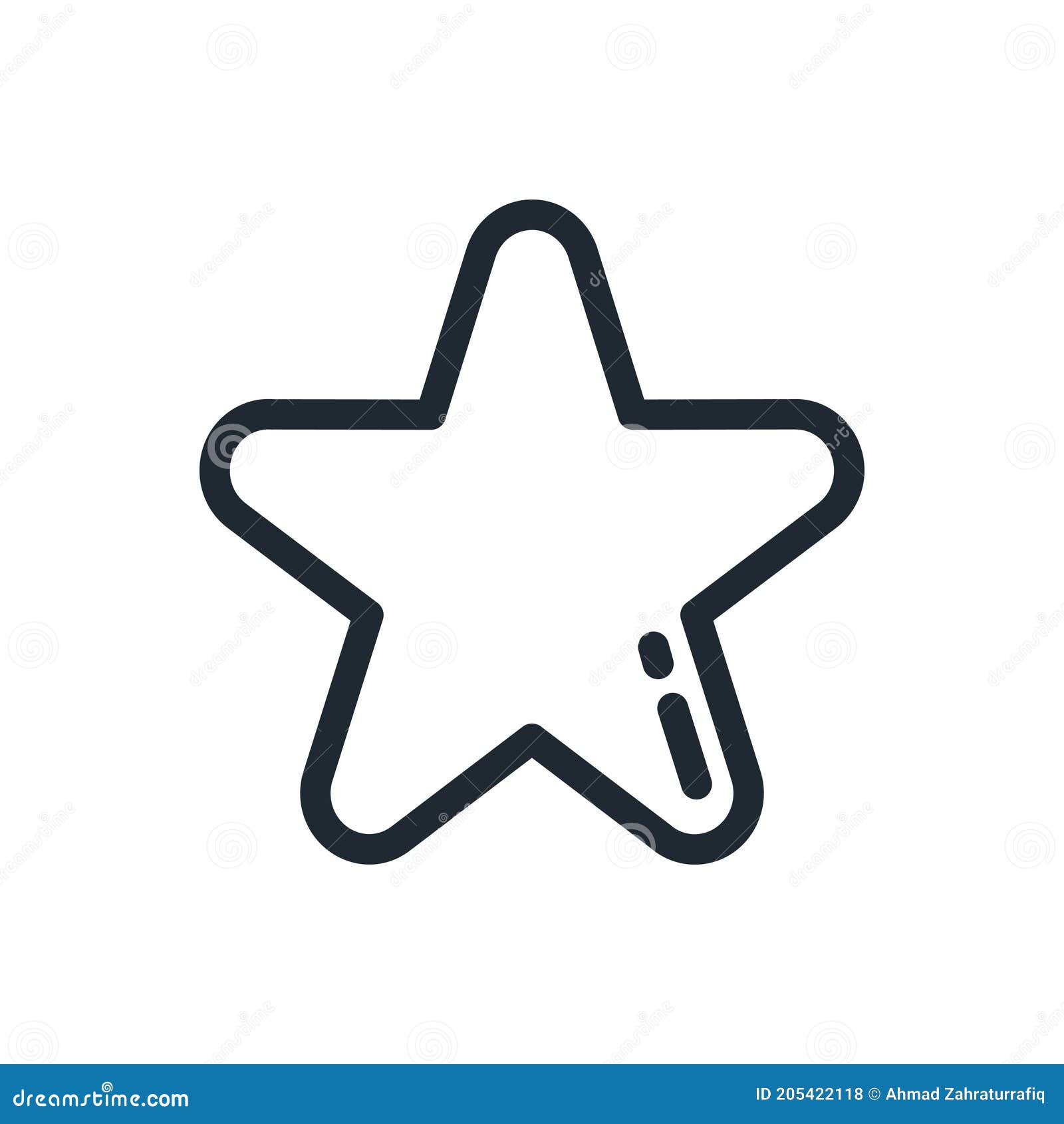 Star. Space Science Astronomy Icon Symbol Stock Vector - Illustration ...