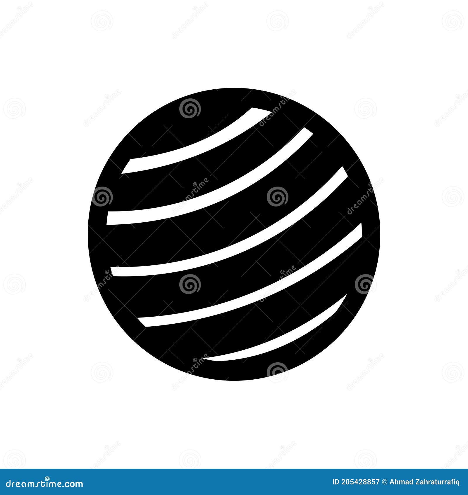 Planet Neptune. Space Science Astronomy Icon Symbol Stock Illustration ...