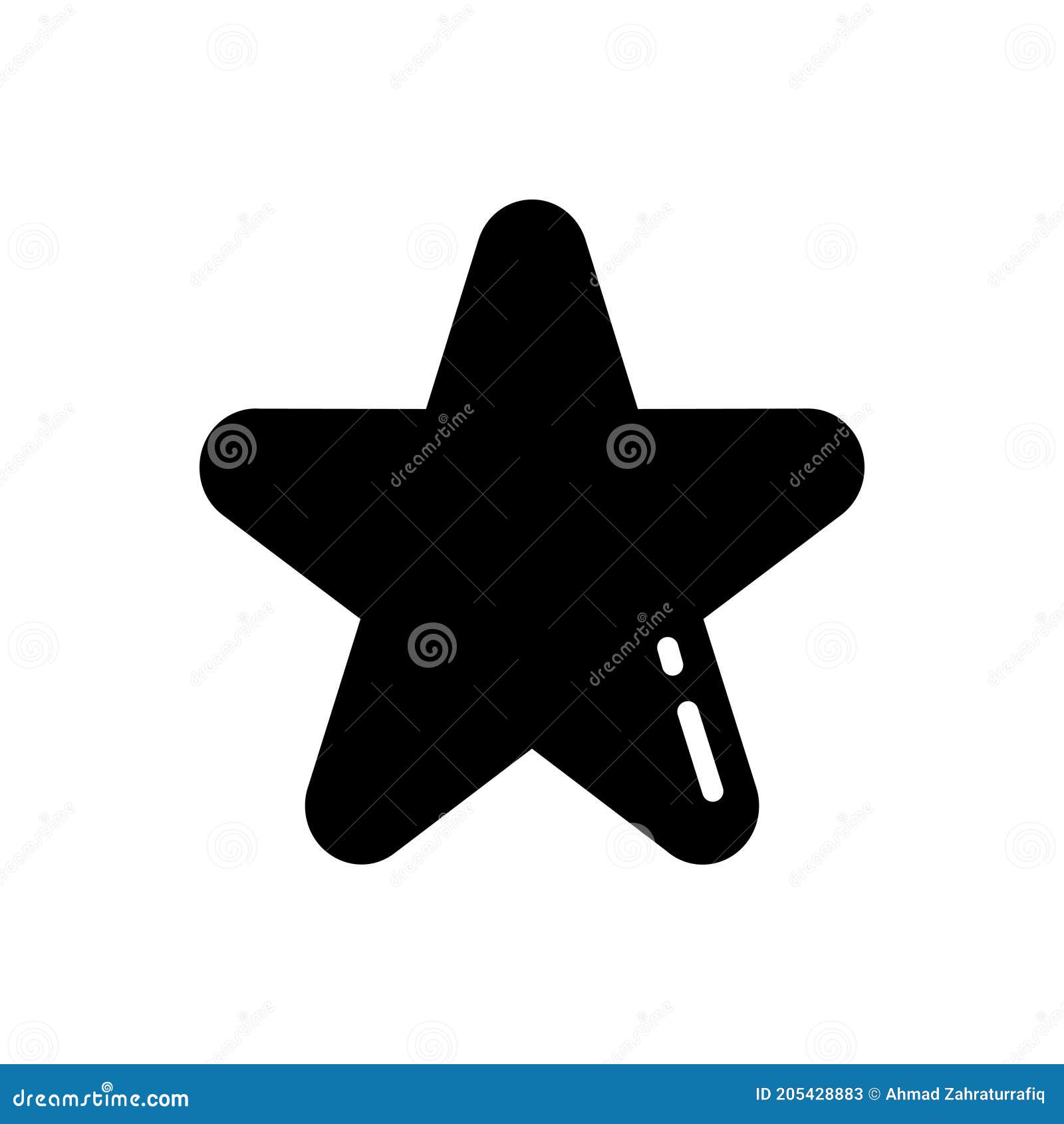 Star. Space Science Astronomy Icon Symbol Stock Illustration ...