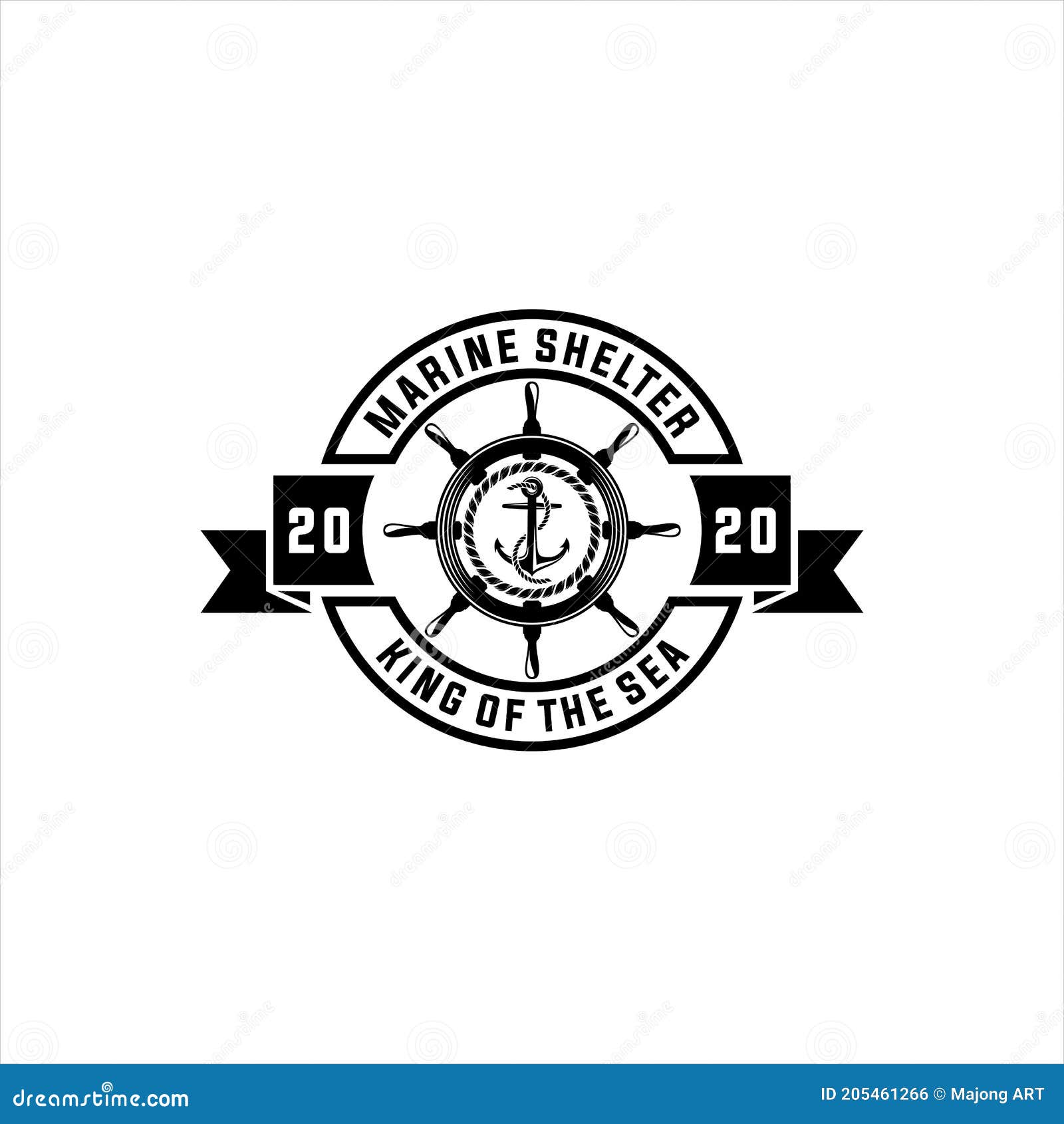 Nautical Logos Templates. Vector Object And Icons For Marine Labels ...