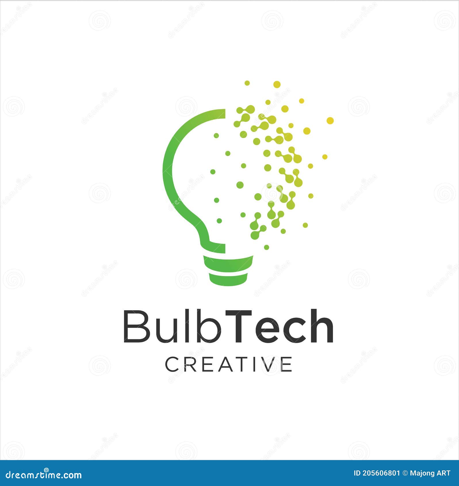 Modern Tech Bulb Logo Designs Concept, Pixel Technology Bulb Idea Logo ...