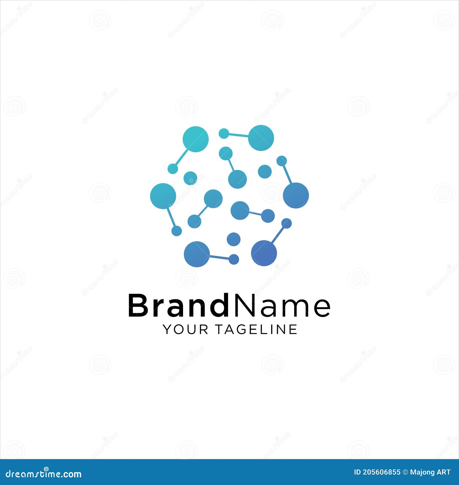 Advanced Analysis Data Base Logo Symbol. Development of Artificial ...