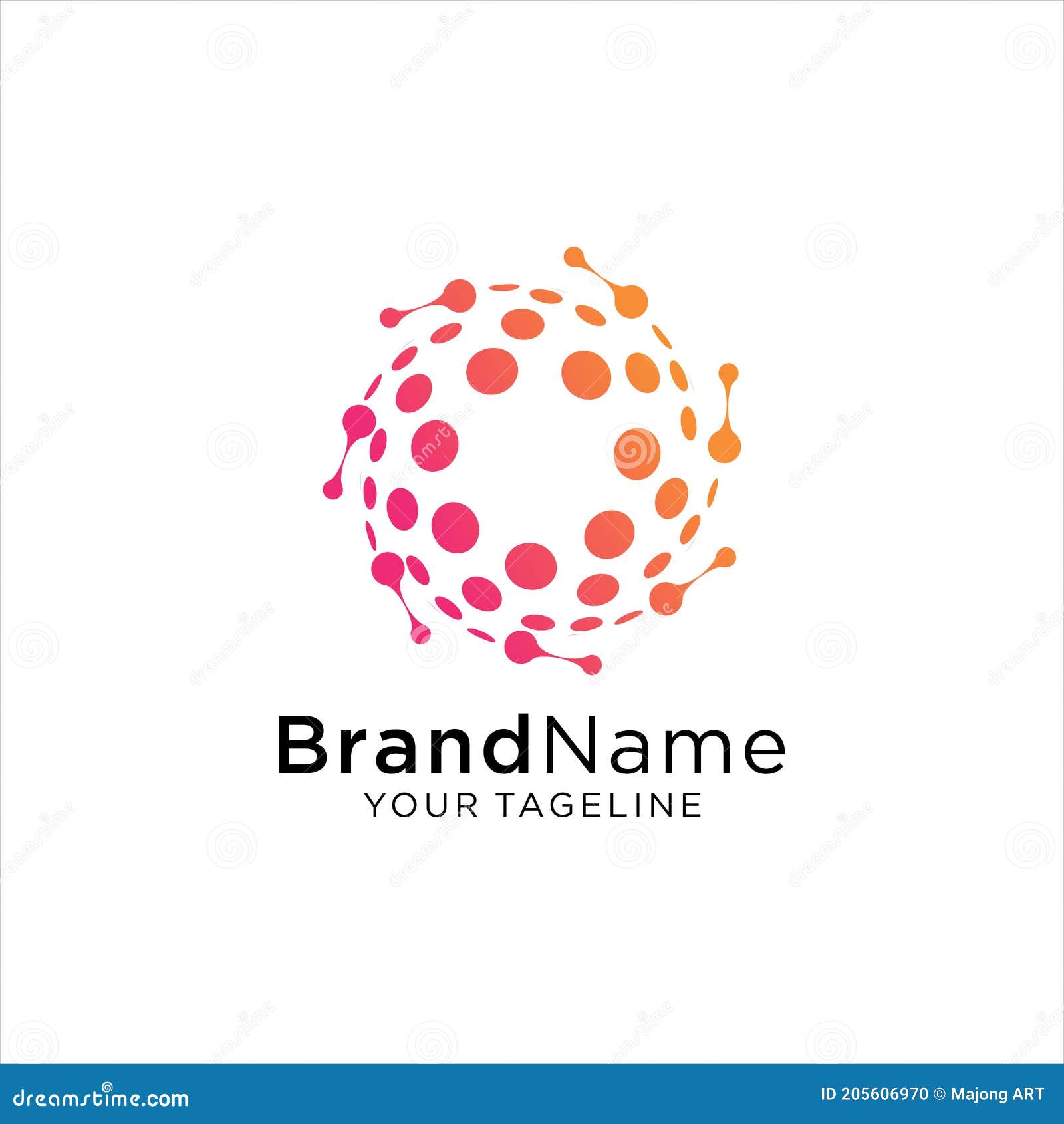 Modern Abstract Circle Technology Logo Template,Advanced Analysis Data Base Logo Symbol. Stock ...