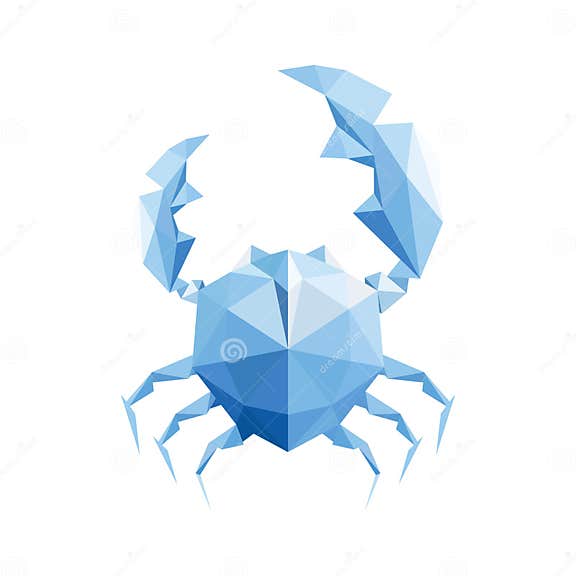 Crab Geometry Vector Design Eps 10 Stock Vector - Illustration of ...