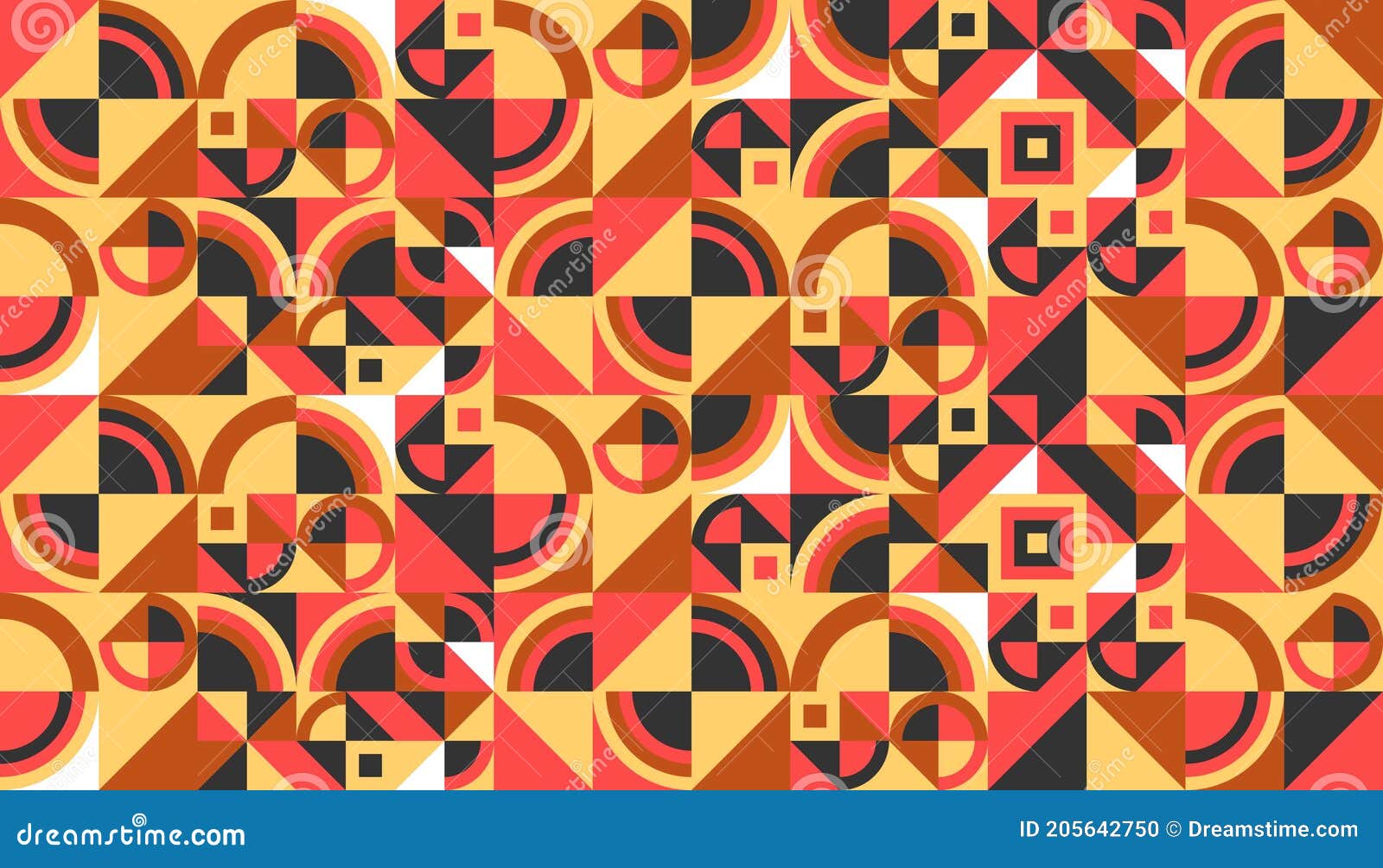 Abstract Geometric Wallpaper Design. Motif Graphic Colorful Vector ...