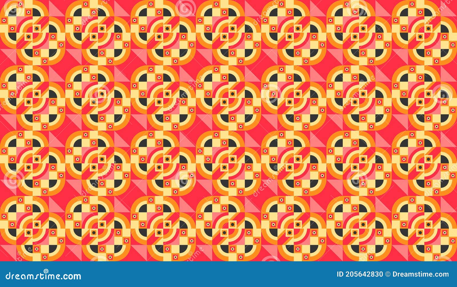 Abstract Geometric Wallpaper Design. Motif Graphic Colorful Vector ...