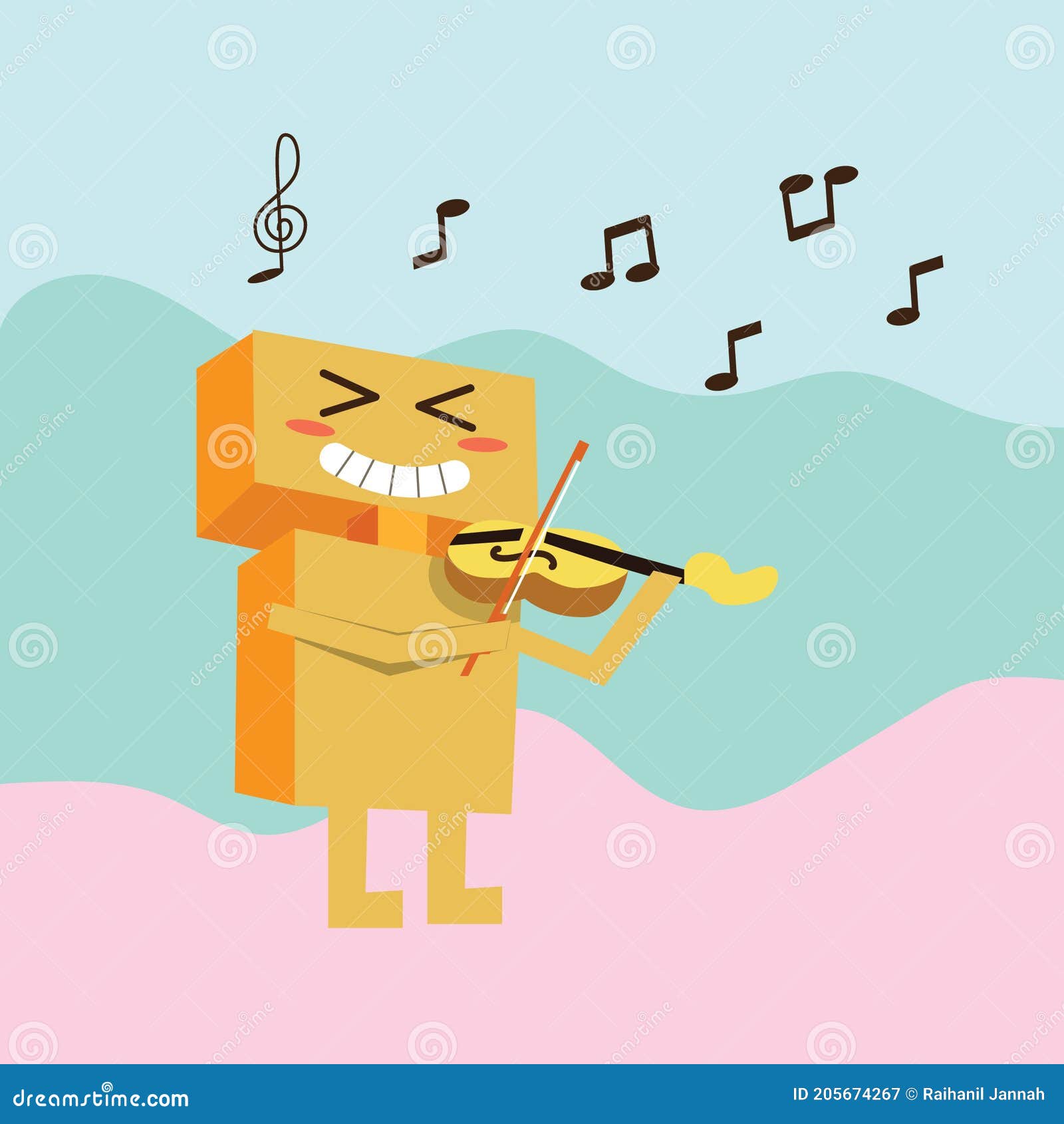 Illustration Vector Graphic of Music Cartoon. Stock Vector ...