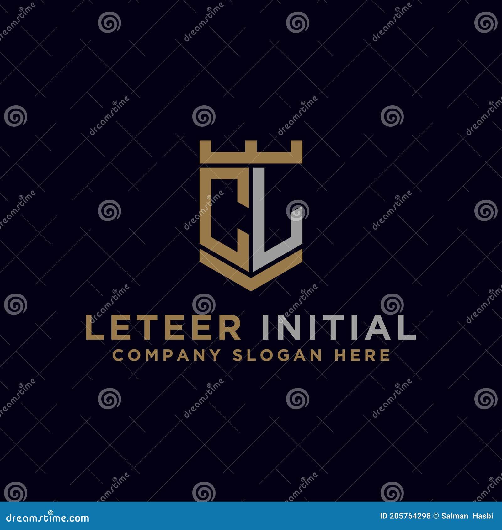 Initial Letters of the CL Logo Icon. -Vector Stock Vector ...