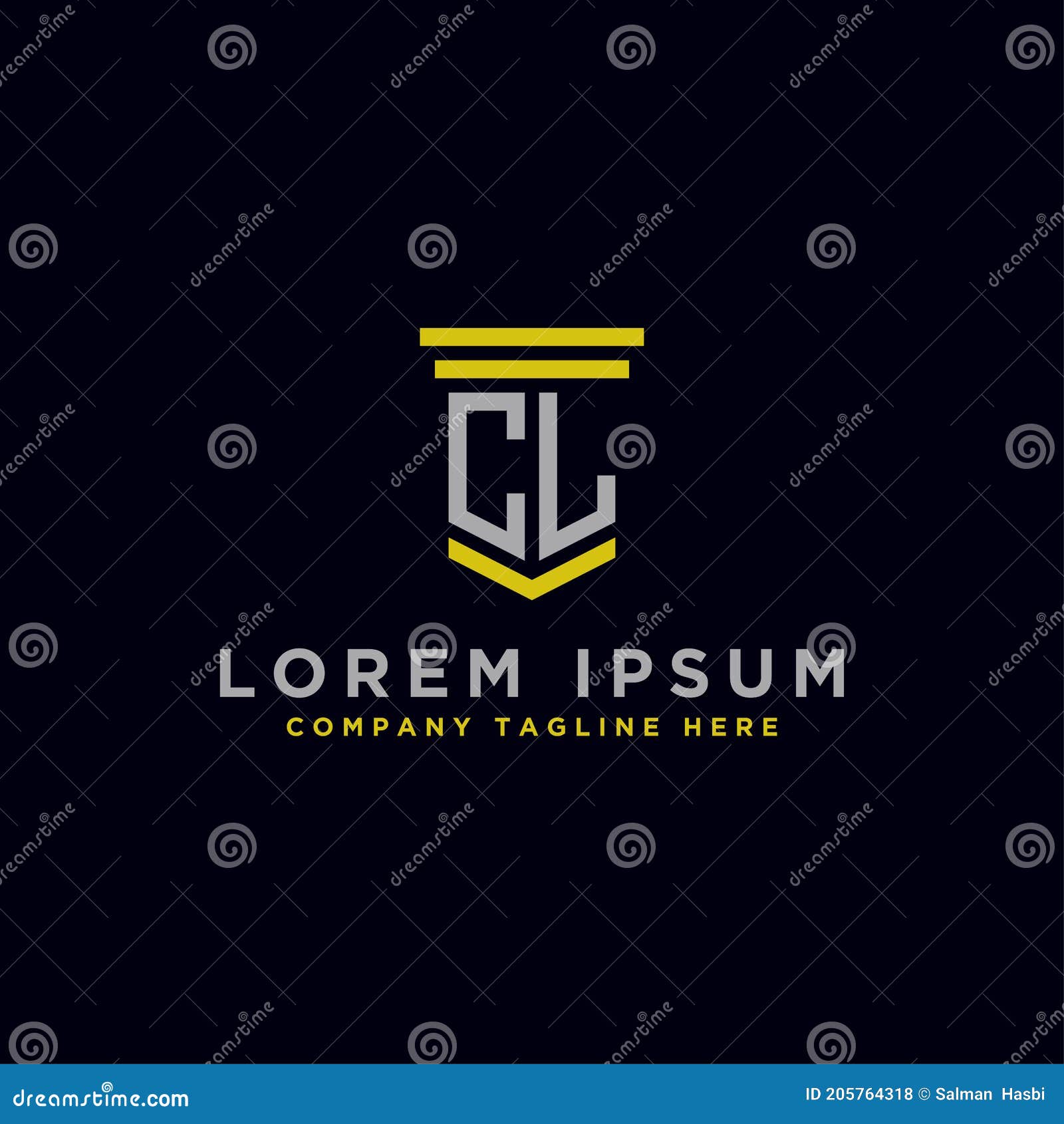 Initial Letters of the CL Logo Icon. -Vector Stock Vector ...