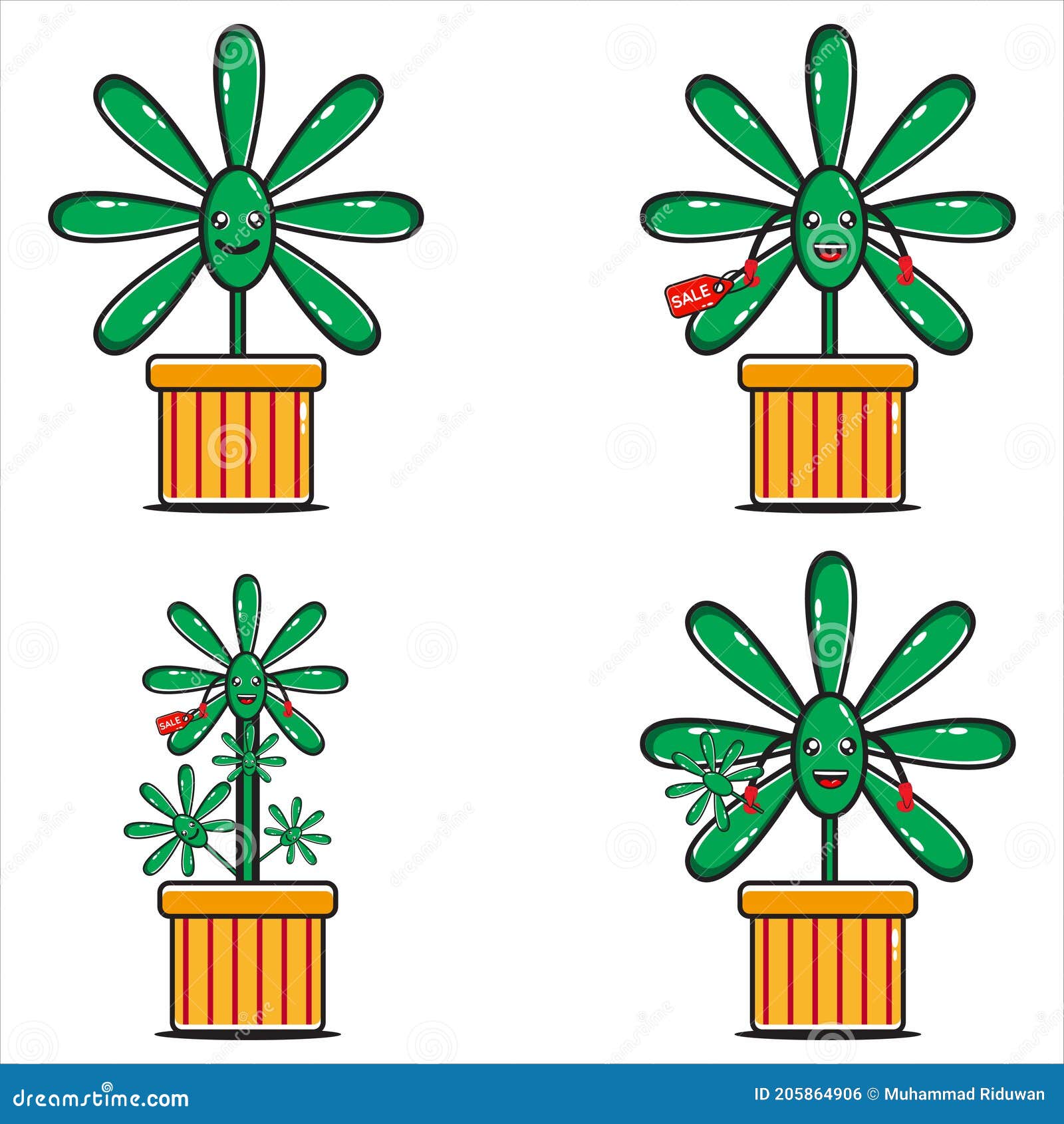 Printset of Vector Marijuana Mascot Stock Vector - Illustration of ...