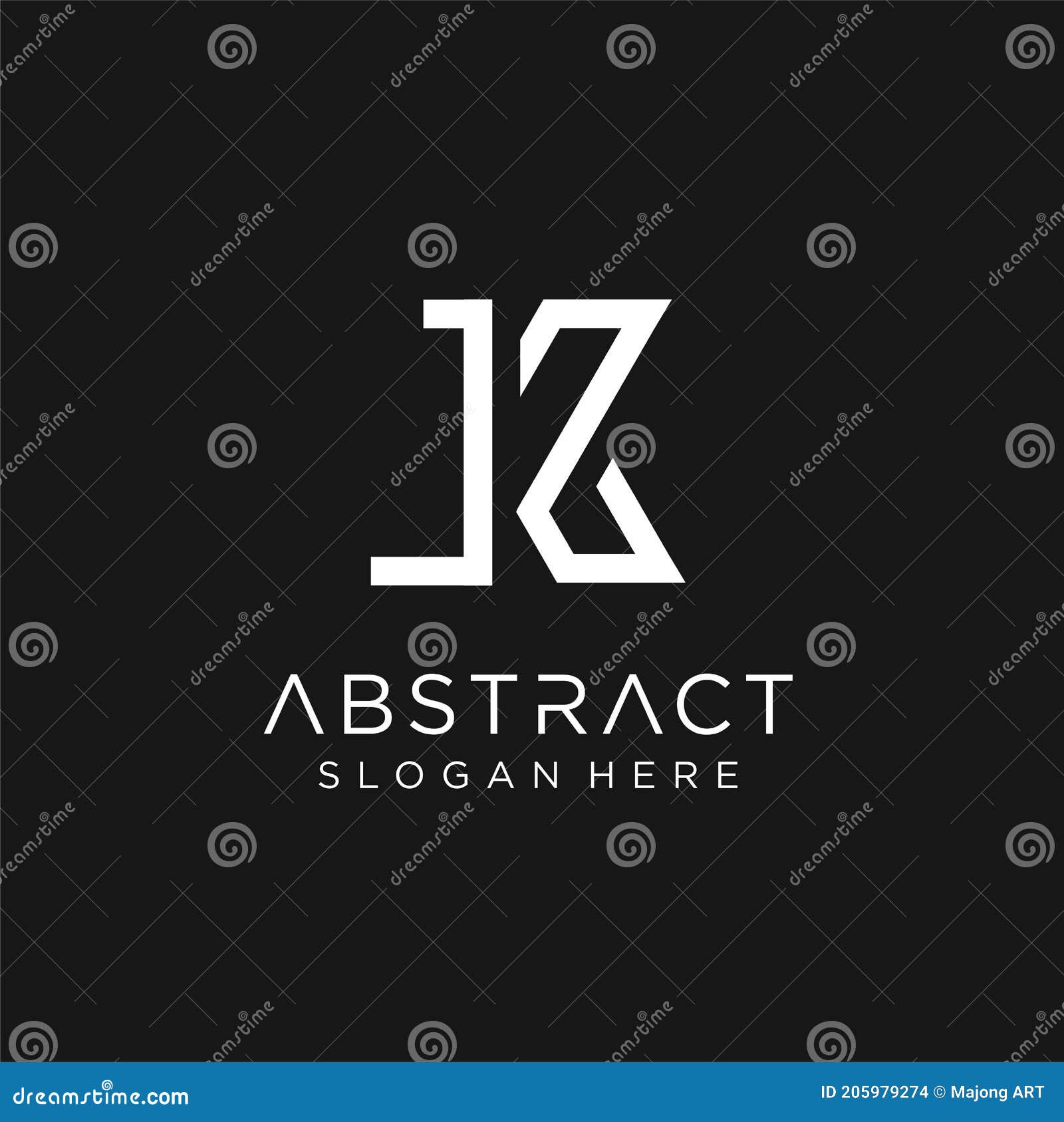 J K Letters Logo, Business Vector Logo Template Stock Vector ...