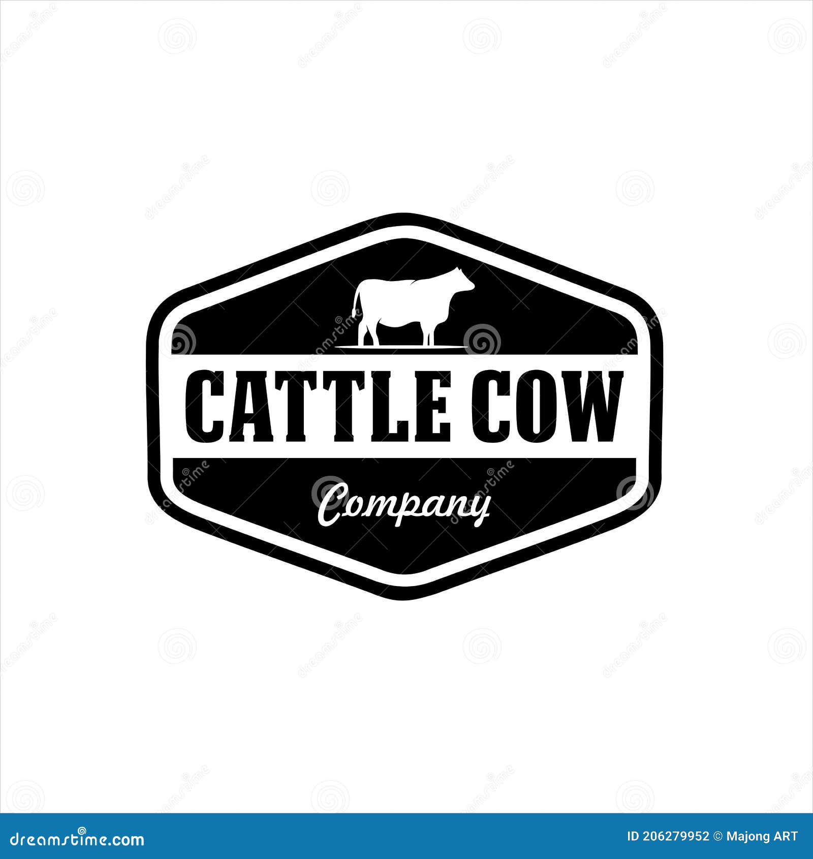 Cattle Logo Design Inspiration Stock Vector - Illustration of graphic ...