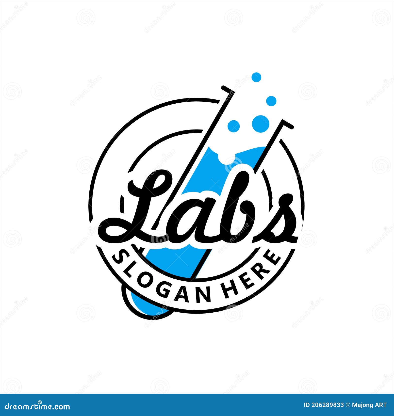Labs Logo Design Template Element, Luxury Logo Design Stock Vector ...
