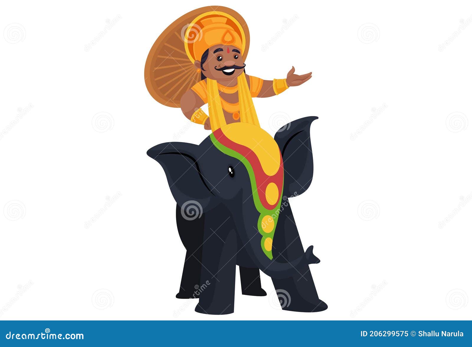 Elephant King Riding Stock Illustrations – 8 Elephant King Riding Stock ...