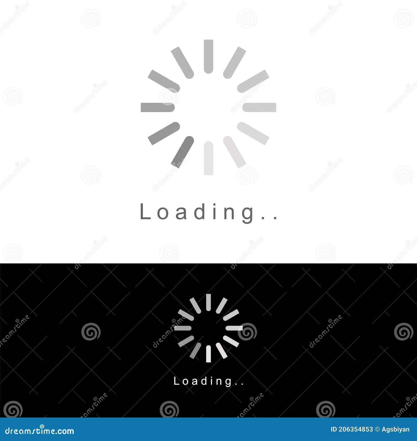 Design Forms a Loading Process that Can Be Used As a Logo or Symbol ...