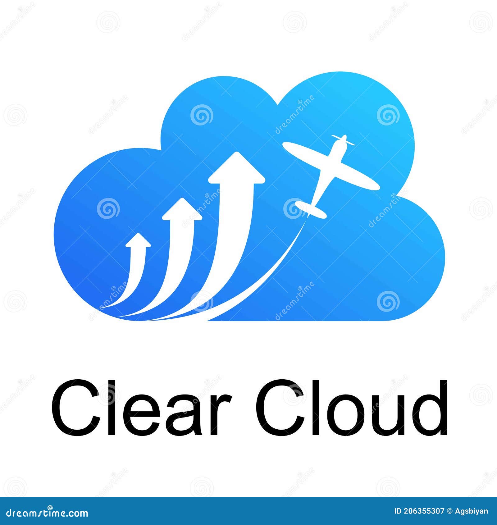 Design or Vector Shape of Cloud Stock Vector - Illustration of ...