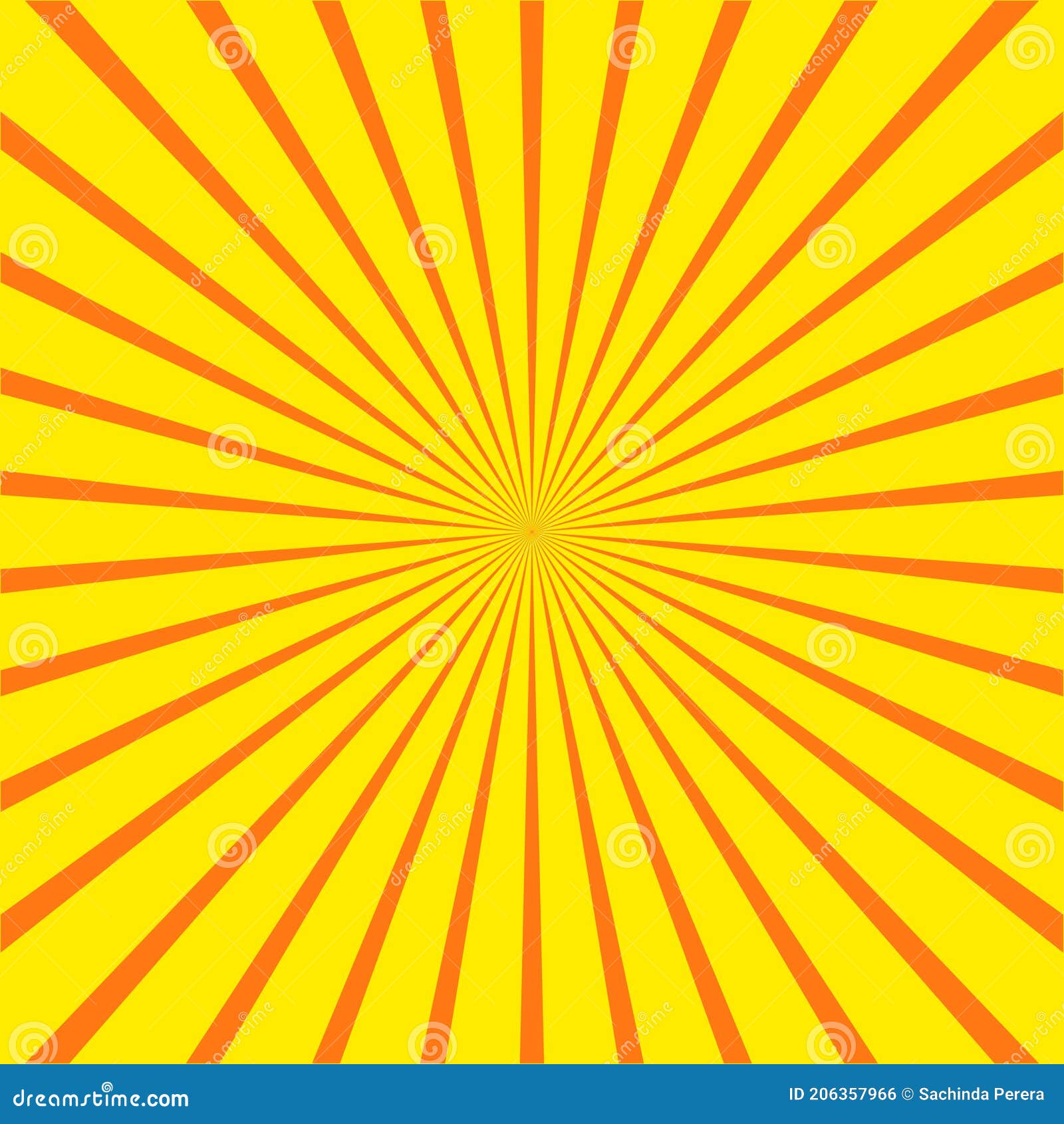 Abstract Comic Background. Sun Ray Background Vector Stock Vector ...