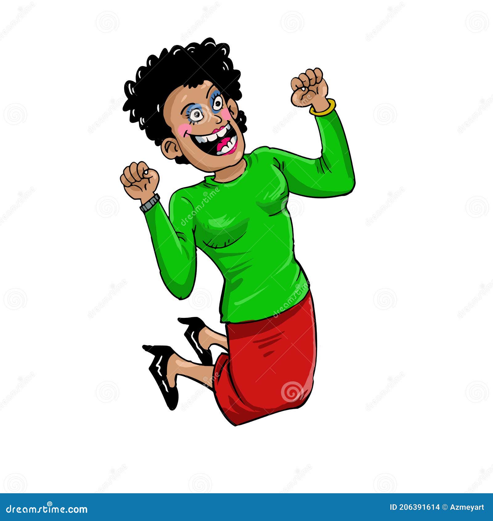 HAppy Shouting Ghost Cartoon Vector | CartoonDealer.com #45081413