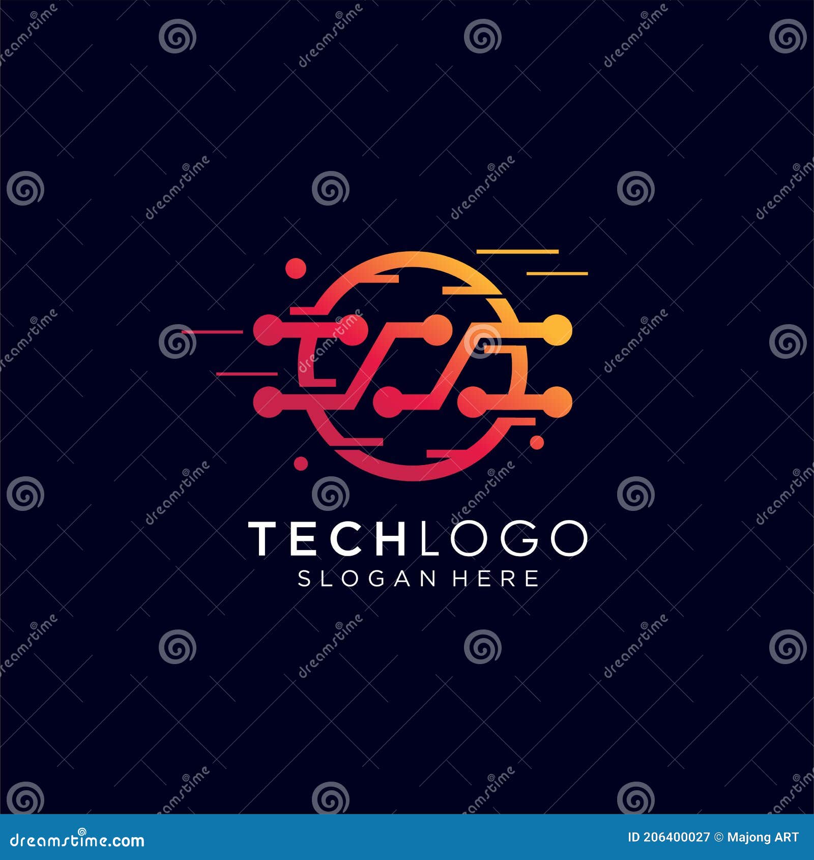 Technology - Vector Logo Template for Corporate Identity. Network ...