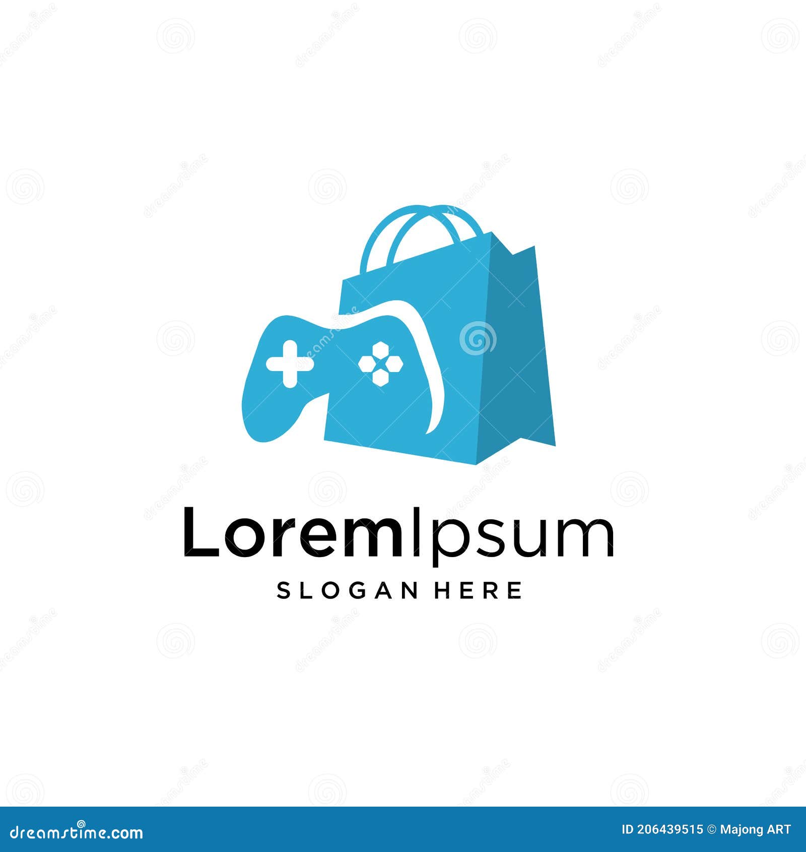 Gaming Store Logo .Game Shop Logo Template Design Vector Stock Vector ...