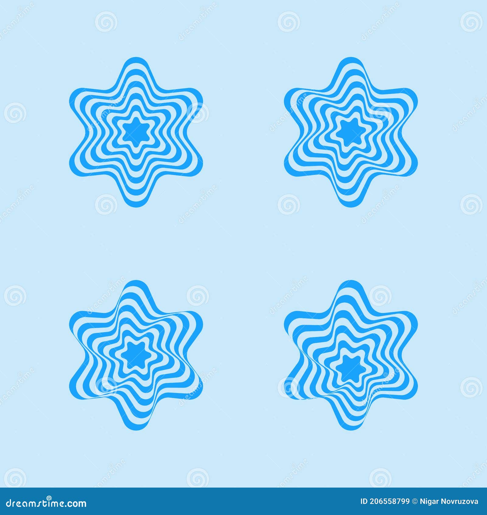 Geometric Star Shape Vector. Abstract Graphic Element Design Stock ...