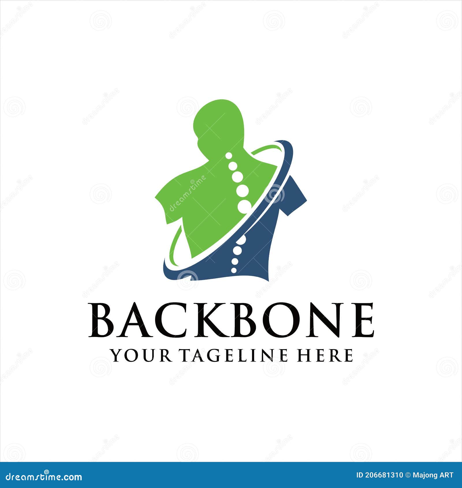 Spine Logo Restoration. Healthy Back Abstrack Symbol. Backbone MRI Icon ...