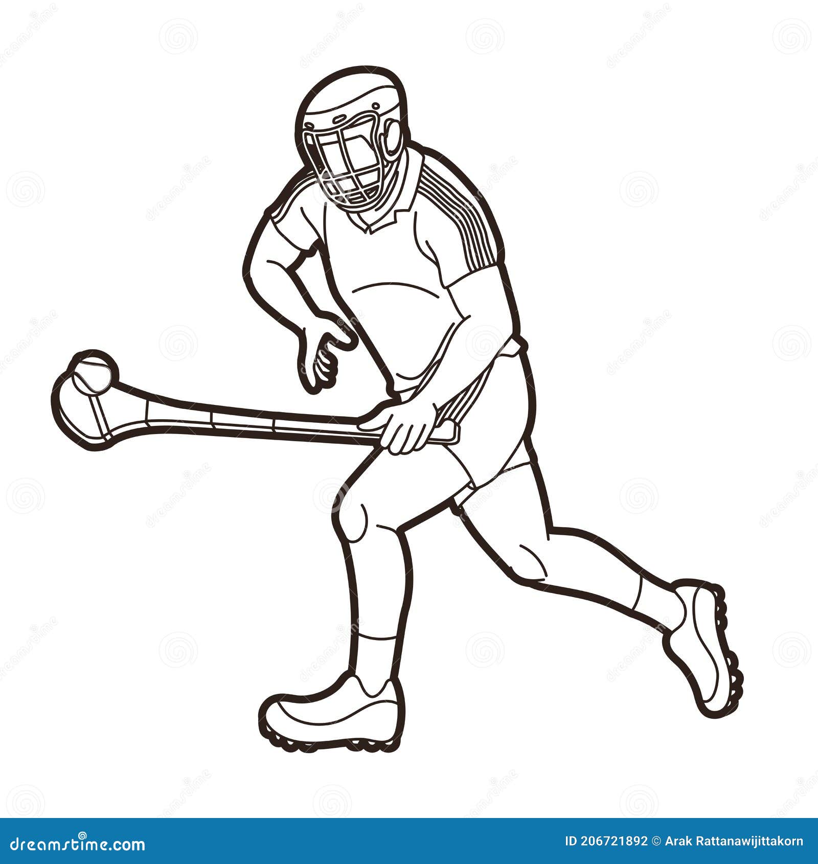 Hurley Hurling Stock Illustrations – 196 Hurley Hurling Stock ...