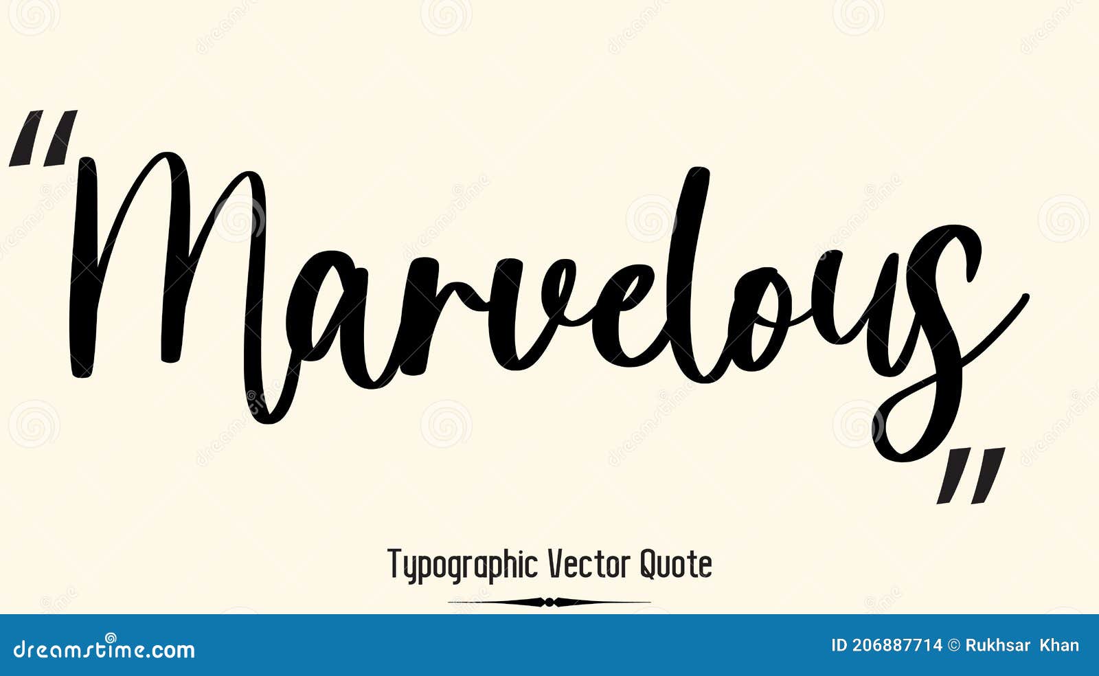 Marvelous Handwritten Cursive Calligraphy Inscription Phrase Stock ...