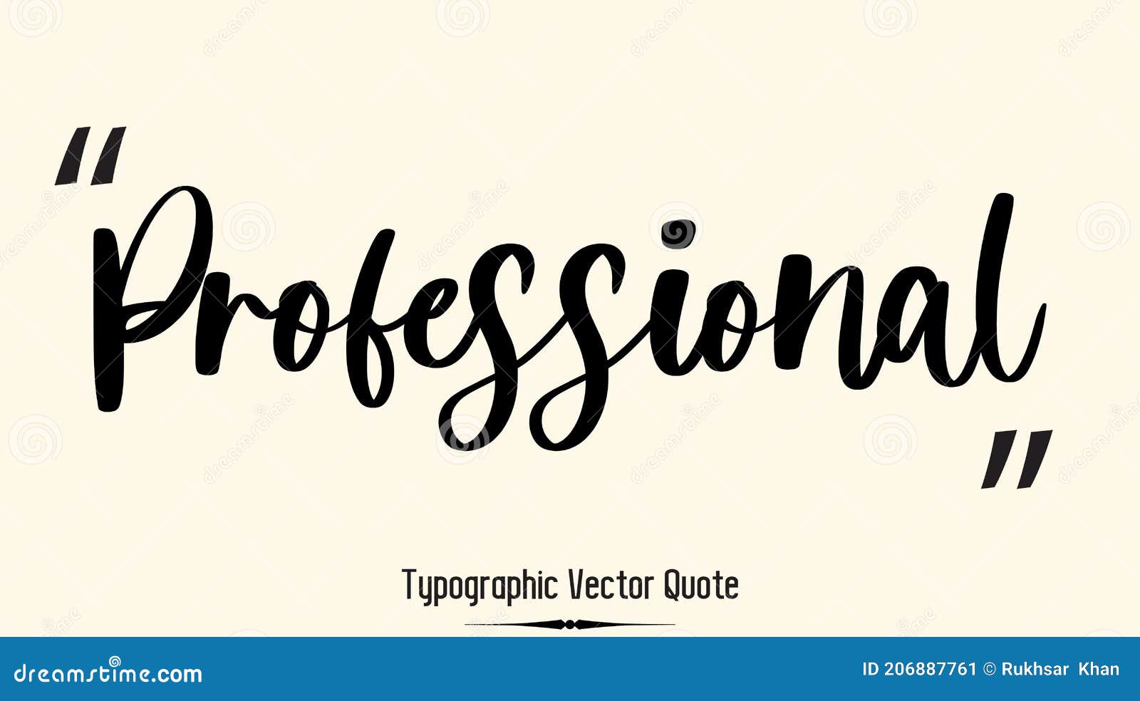 Professional Typescript Calligraphy Black Color Text Phrase Stock ...