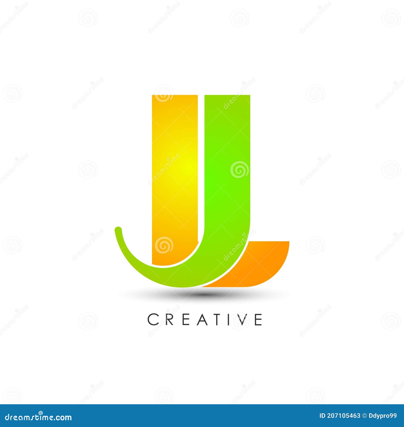 Logo JL Letter Design With Colorful Fonts And Creative Letters. Cartoon ...