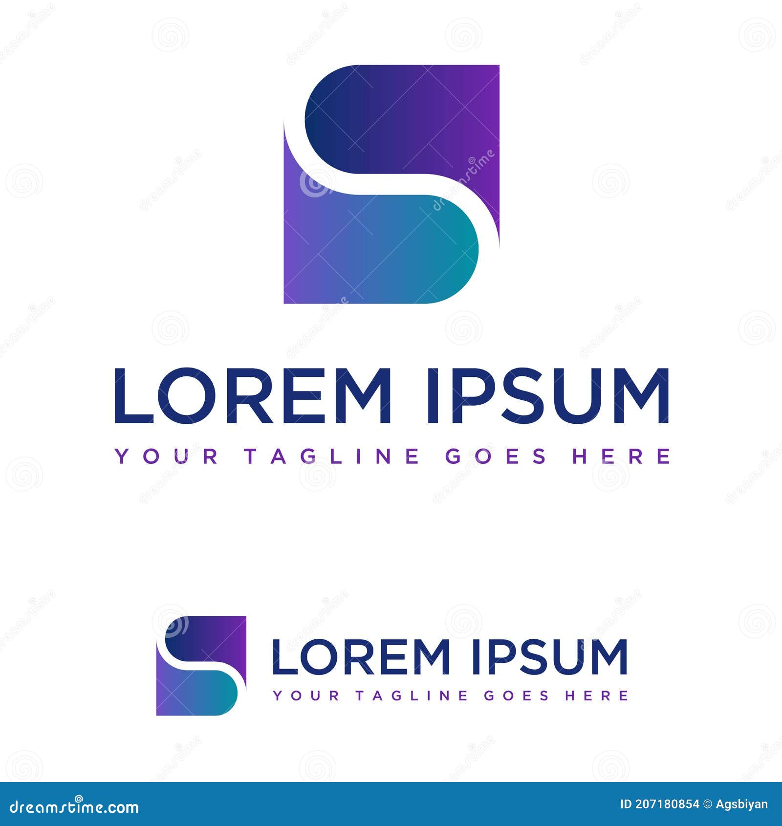 The Abstract Design of Letter S is Simple but Looks Unique Stock Vector ...