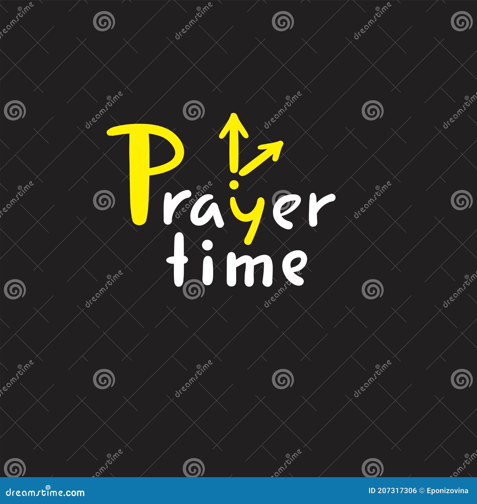 Prayer Time, Clock, Watch Icon. Concept Of UI Design Elements. Digital ...