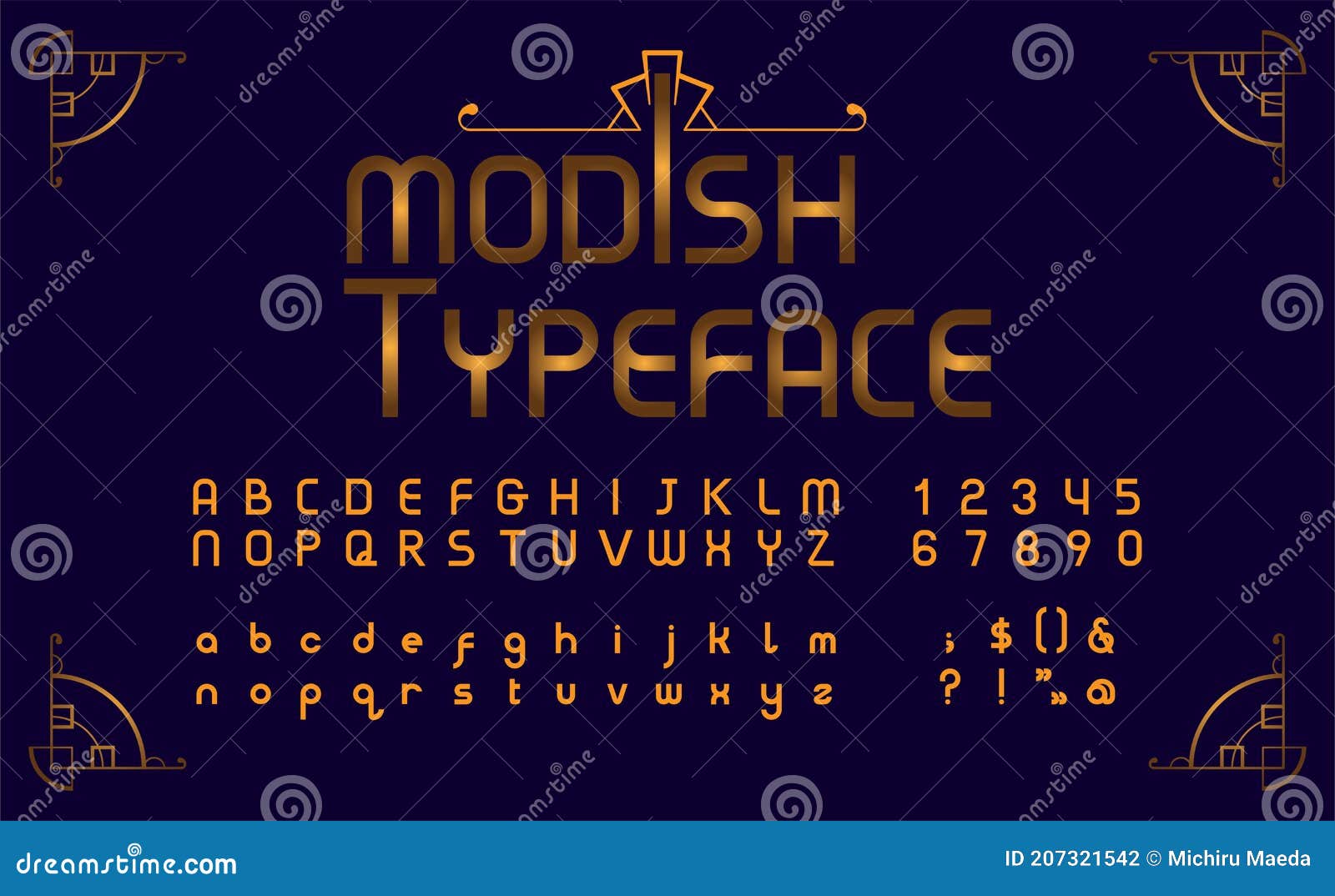 Dashing Alphabet Font. Dynamic Letters And Numbers. Cartoon Vector ...