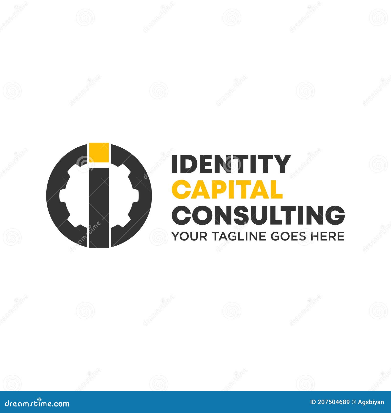 Logo, Design, Vector, ICC Letter Shape Drawing with Technical and Civil ...