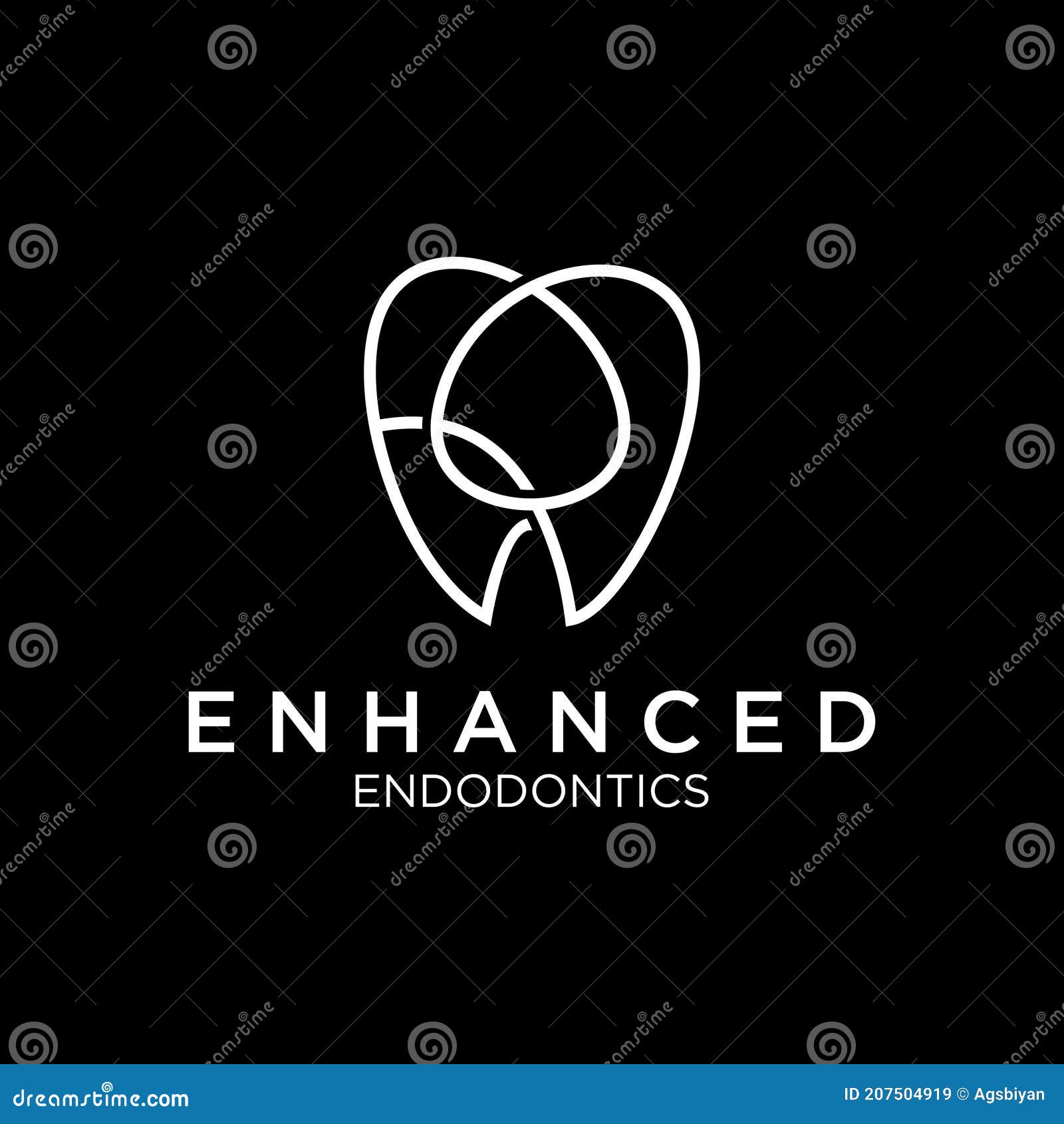 Logo, Design, Vector, Image of Toothed Teeth and EE Letters Stock ...
