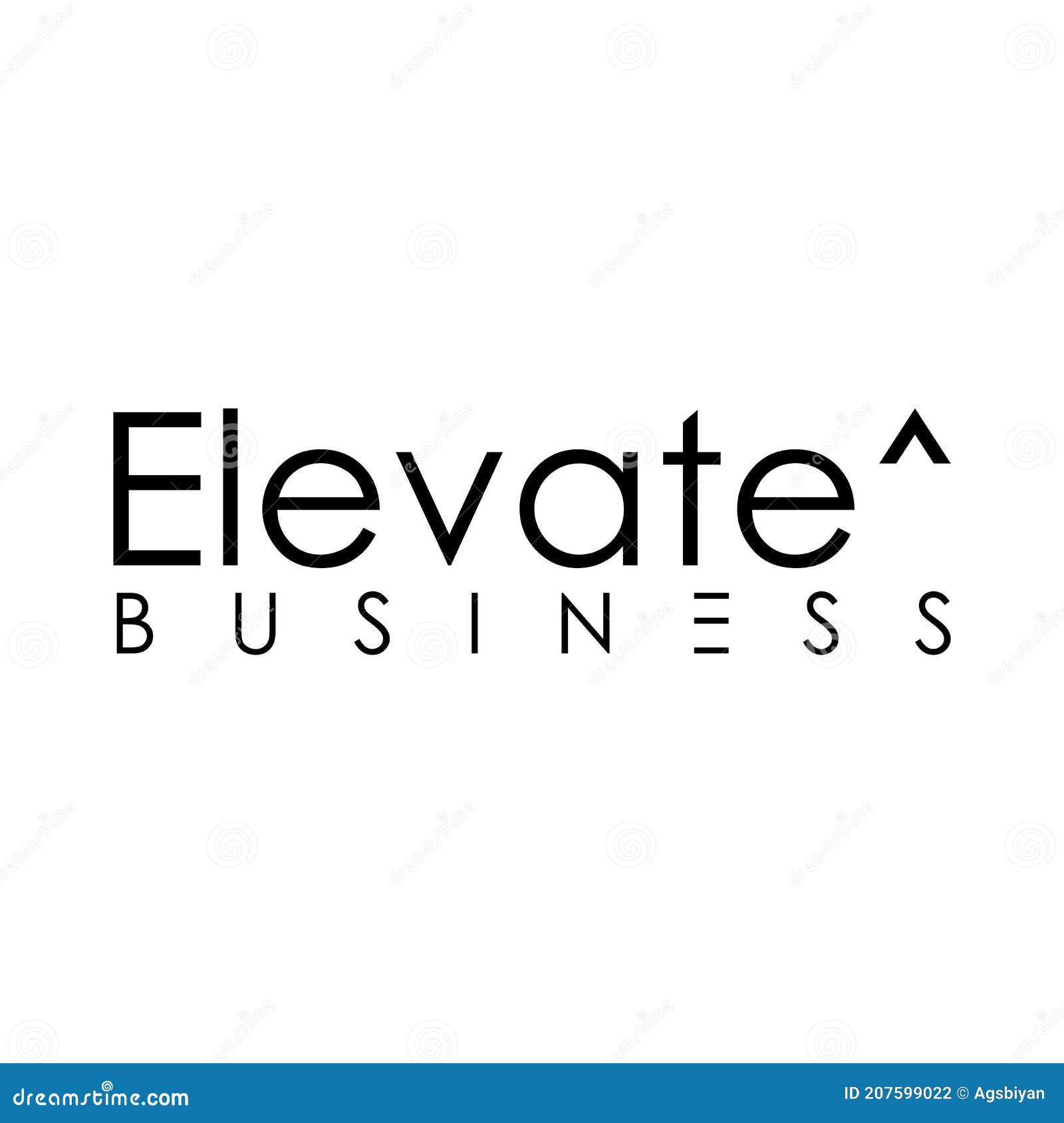 Abstract Elevate Logo. Geometric Shapes Stairs Symbol Isolated On White ...