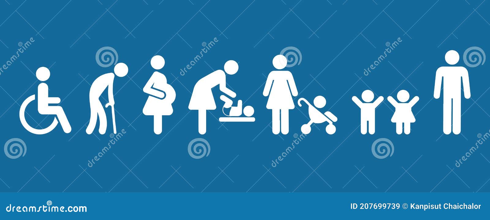 Disable Child. Handicapped Boy Sitting In Wheelchair. Pop Art ...