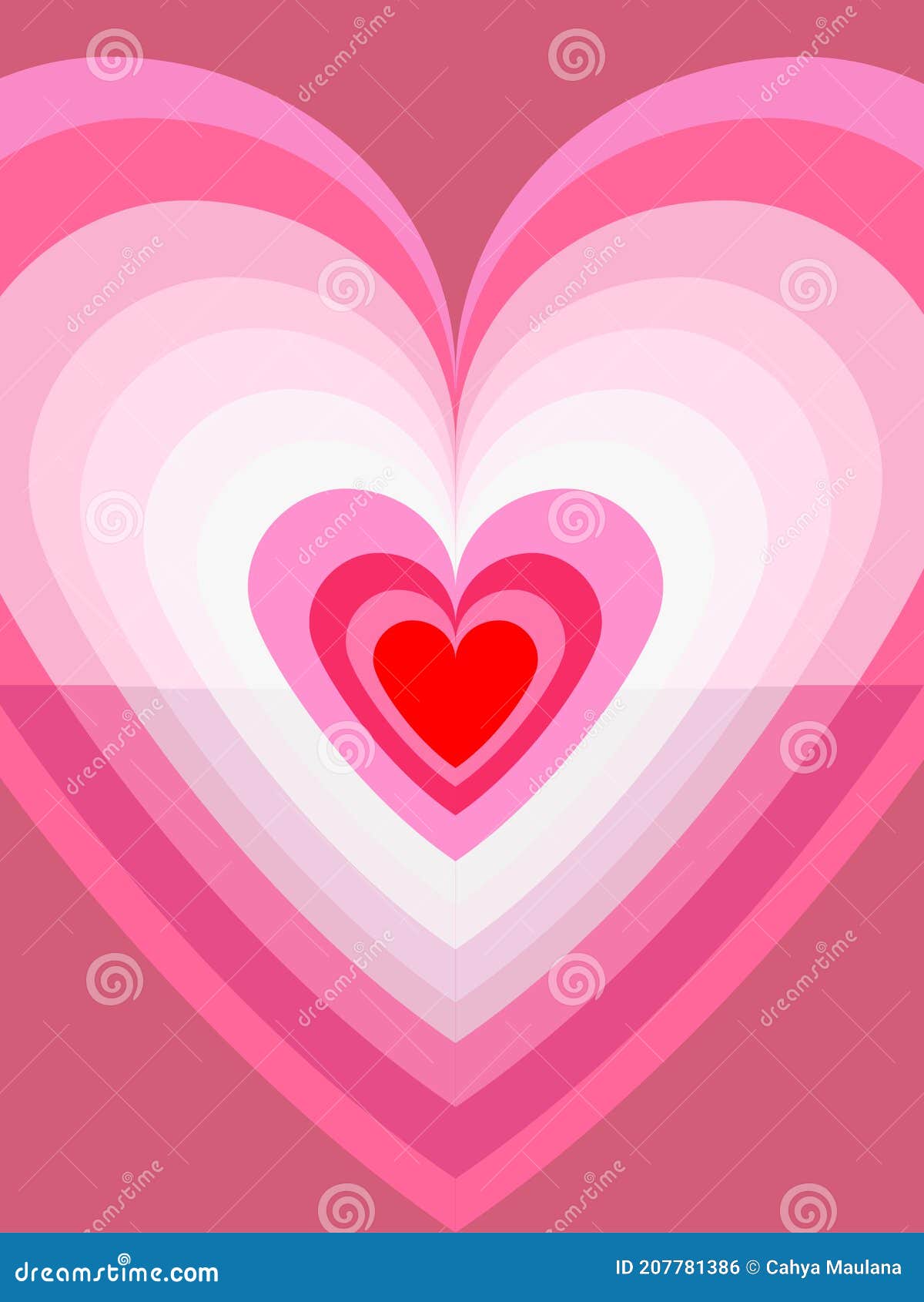 Love Dimension Illustration Stock Vector - Illustration of greeting ...