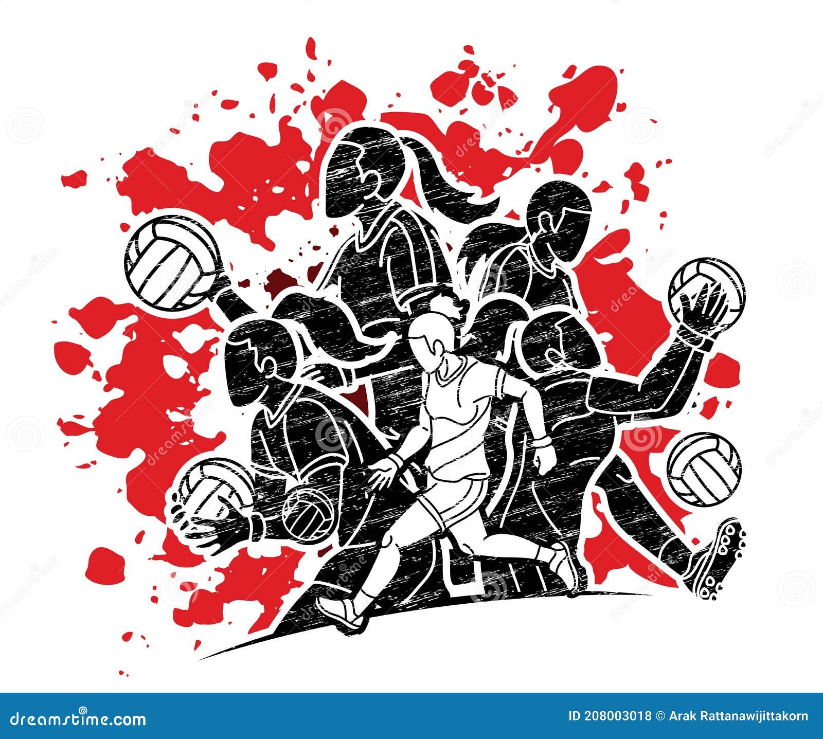 Gaelic Football Fields Cartoon Vector | CartoonDealer.com #110269741