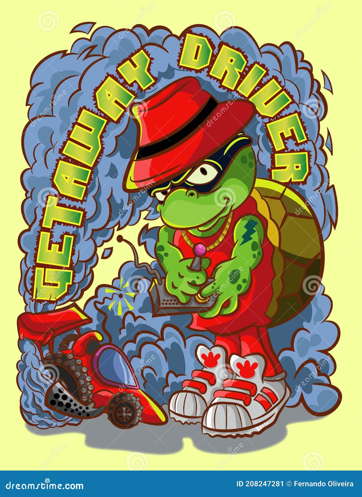 GETAWAY DRIVER ARTS stock vector. Illustration of getaway - 208247281