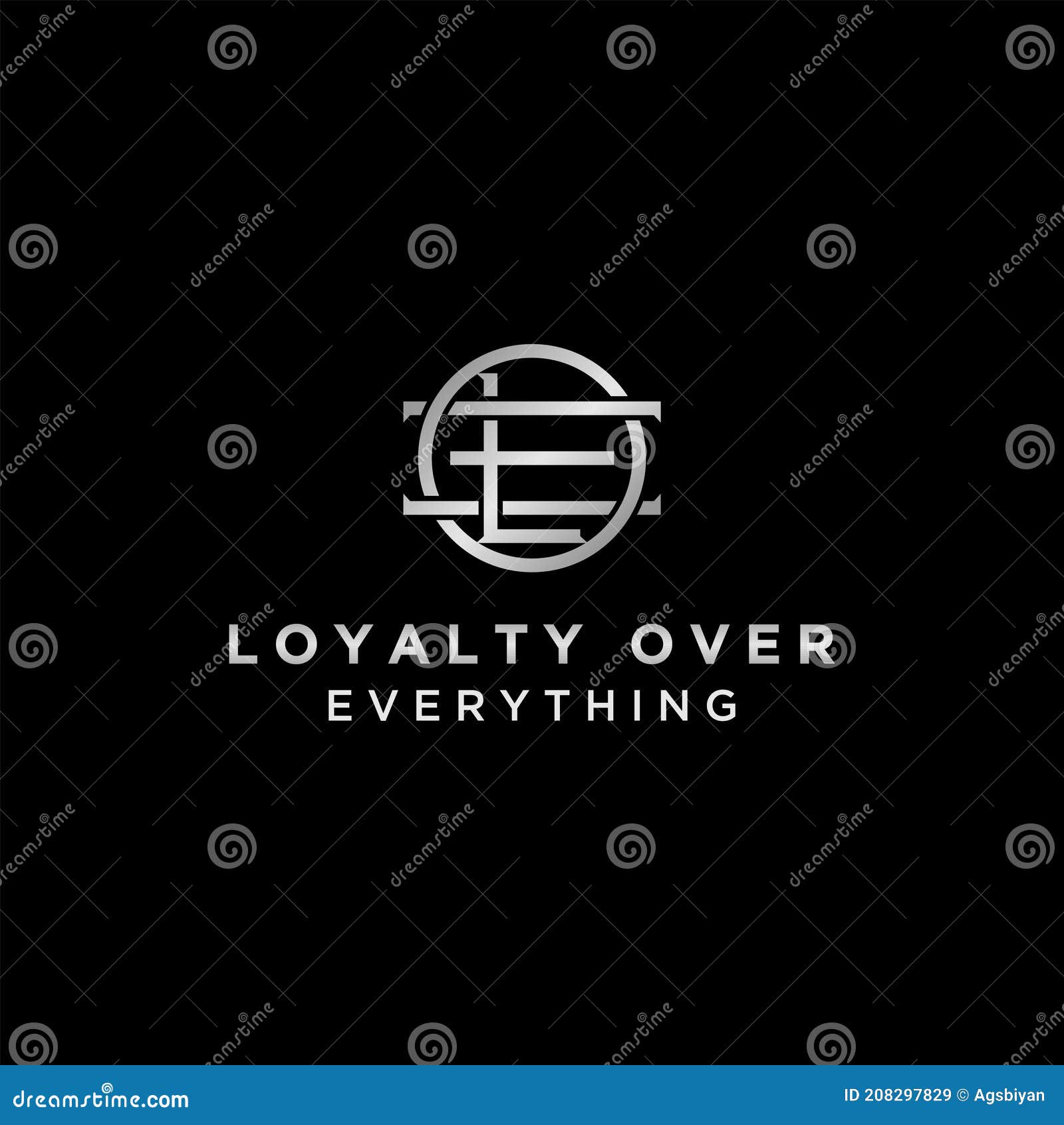 LOE Logo. LOE Logo. LOE Design. LOE Initial Concept. Stock Vector ...