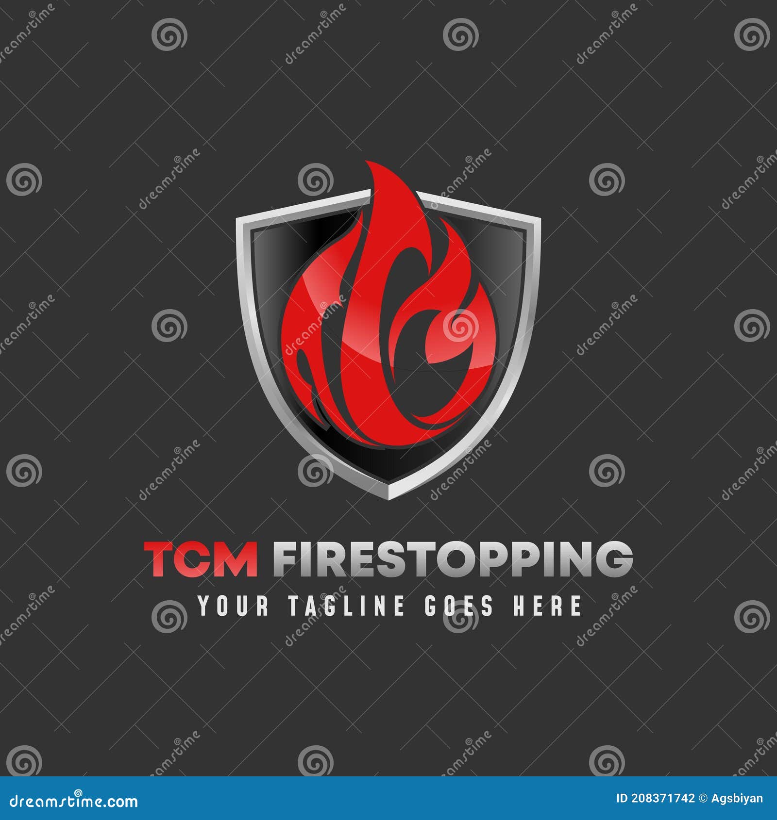 Fire Safety Logo Design Business Logo. GM Fire & Safety By CraigMBC