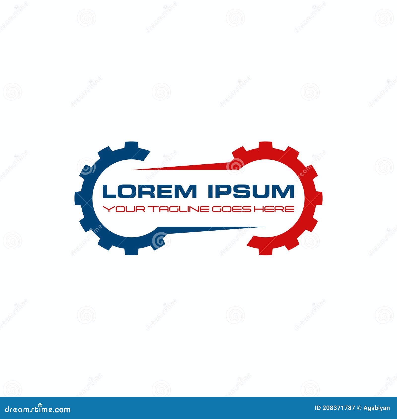 Gear Logo. Gear Shape Design. Machine Component Image. Abstract Gear ...