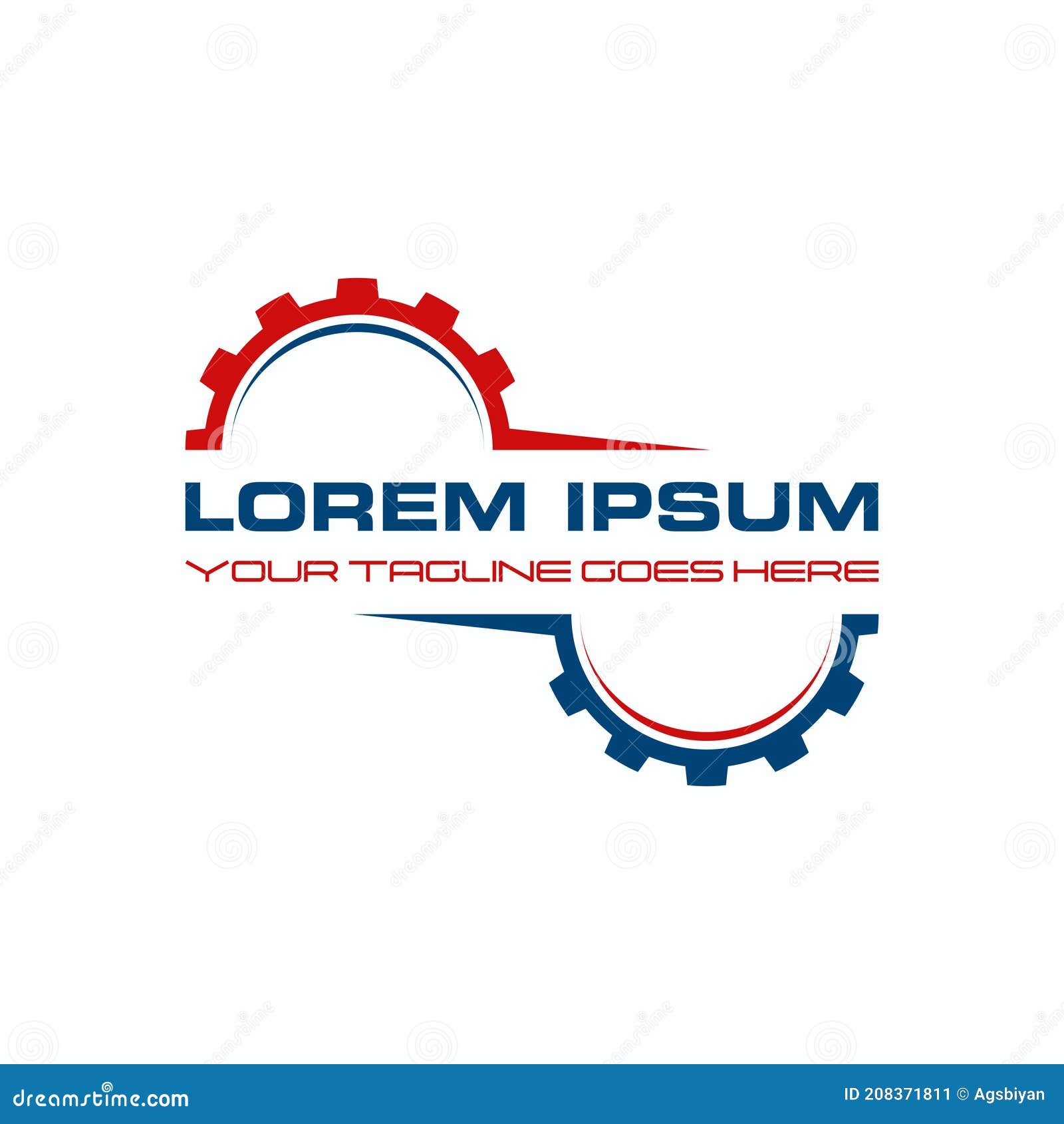 Gear Logo. Gear Shape Design. Machine Component Image. Abstract Gear ...