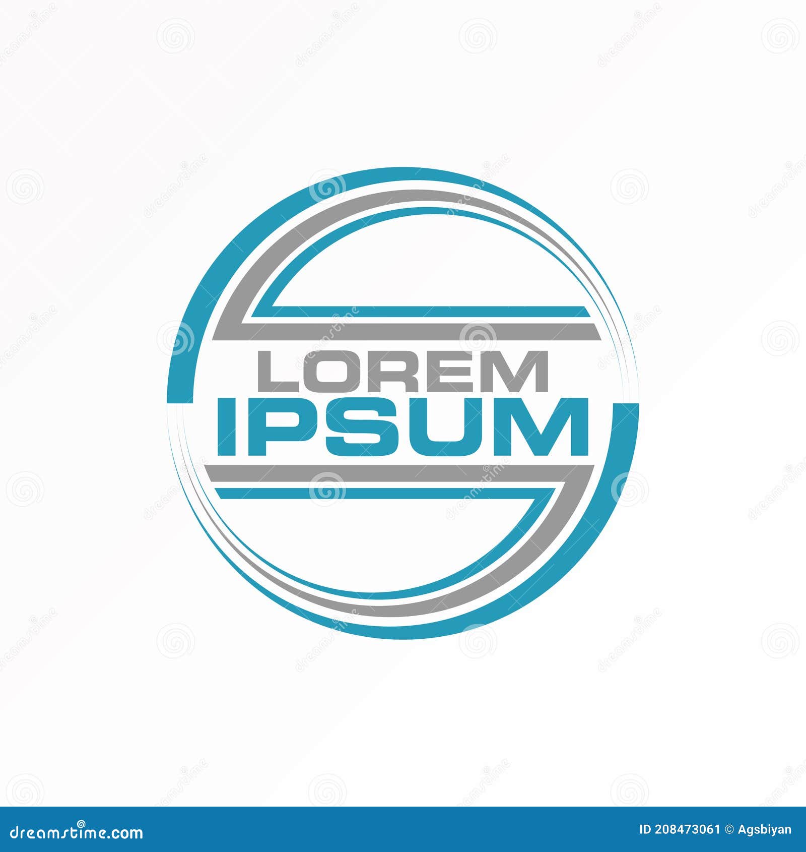 Circle Logo Circle. Circle Design. Taper Line Concept. Stock Vector ...