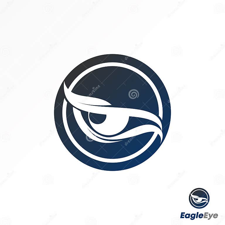 Eye Logo. One Eye Design. Circle Image. Abstract Eye Concept. Stock ...