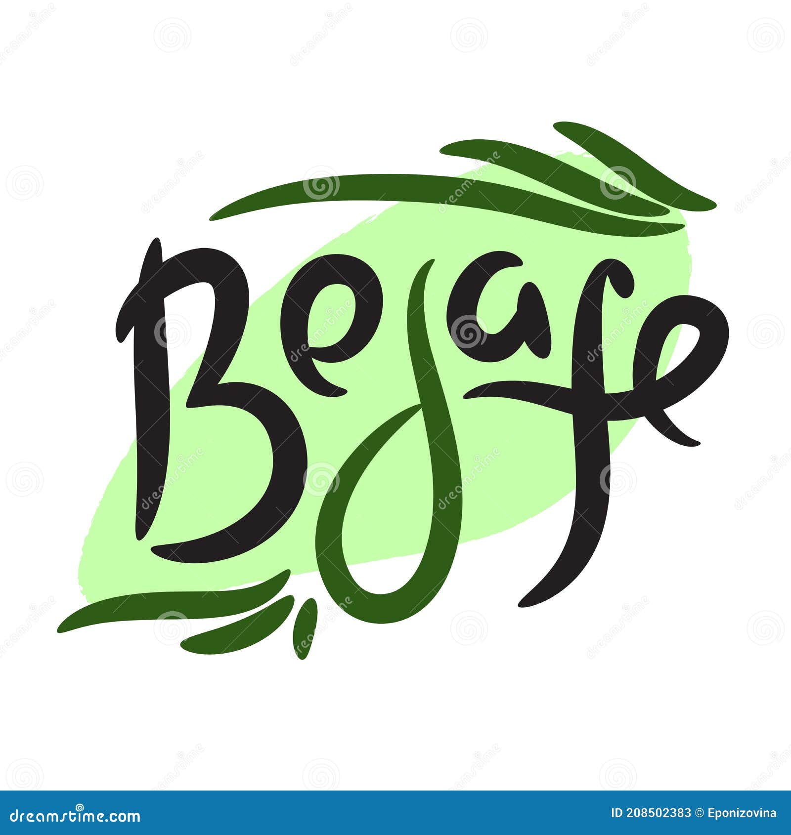 Be Safe - Simple Inspire Motivational Quote. Stock Vector ...