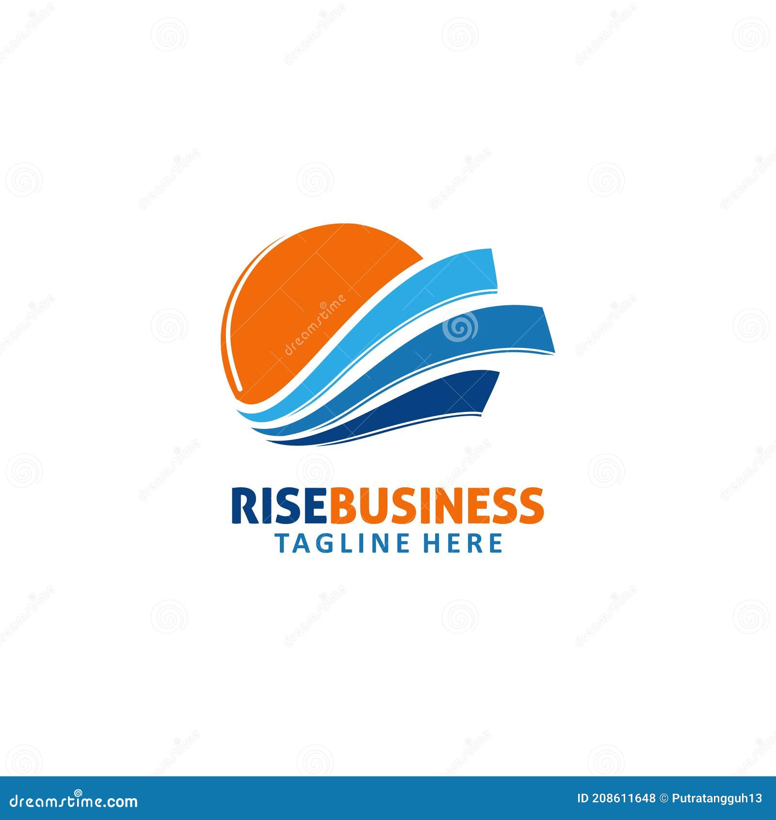 Business Rise And Fall, Vector Cartoon Stick Figure Illustration ...