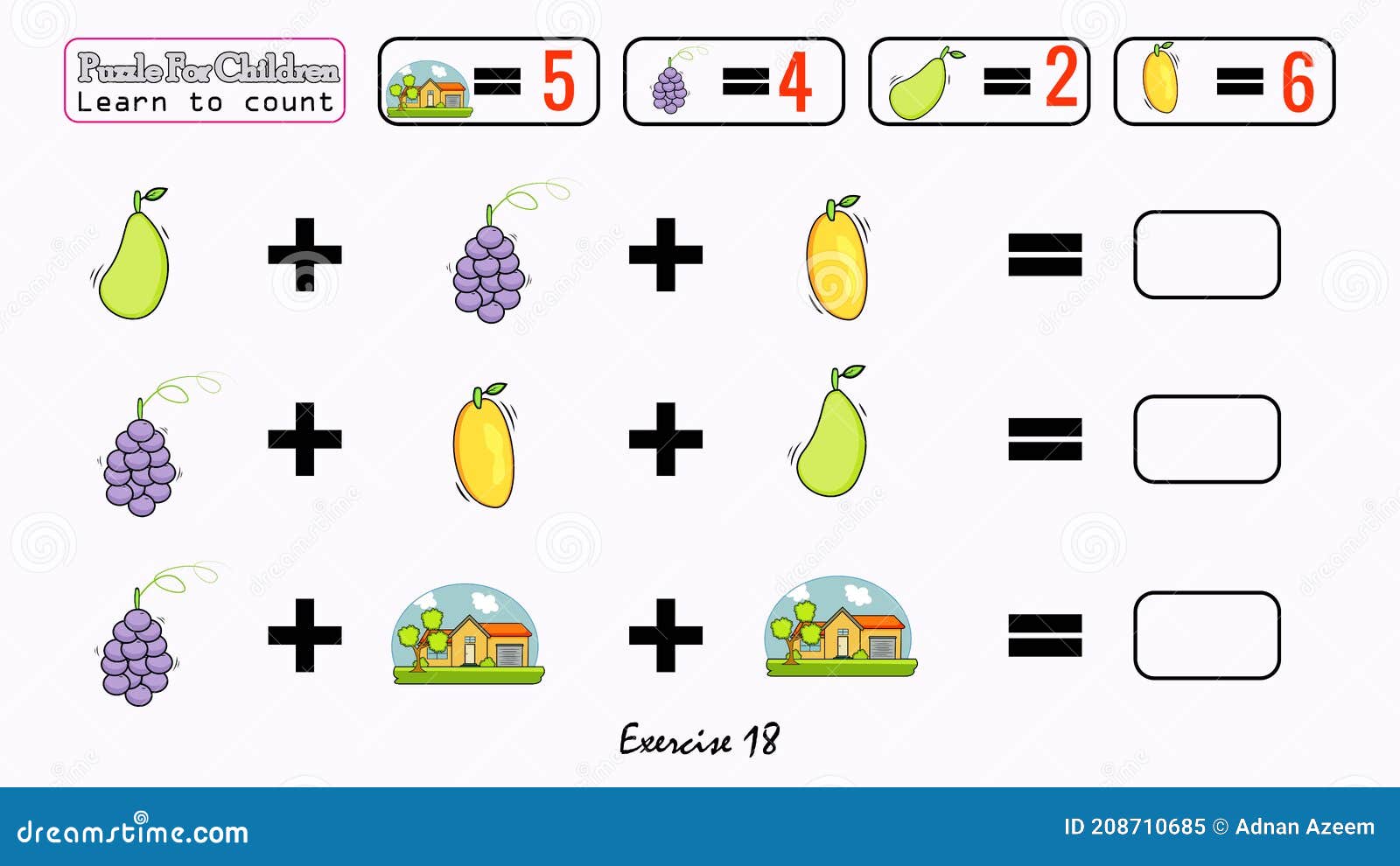Math Chart for Kids Learning Solve it Children Learning Math Game Chart ...