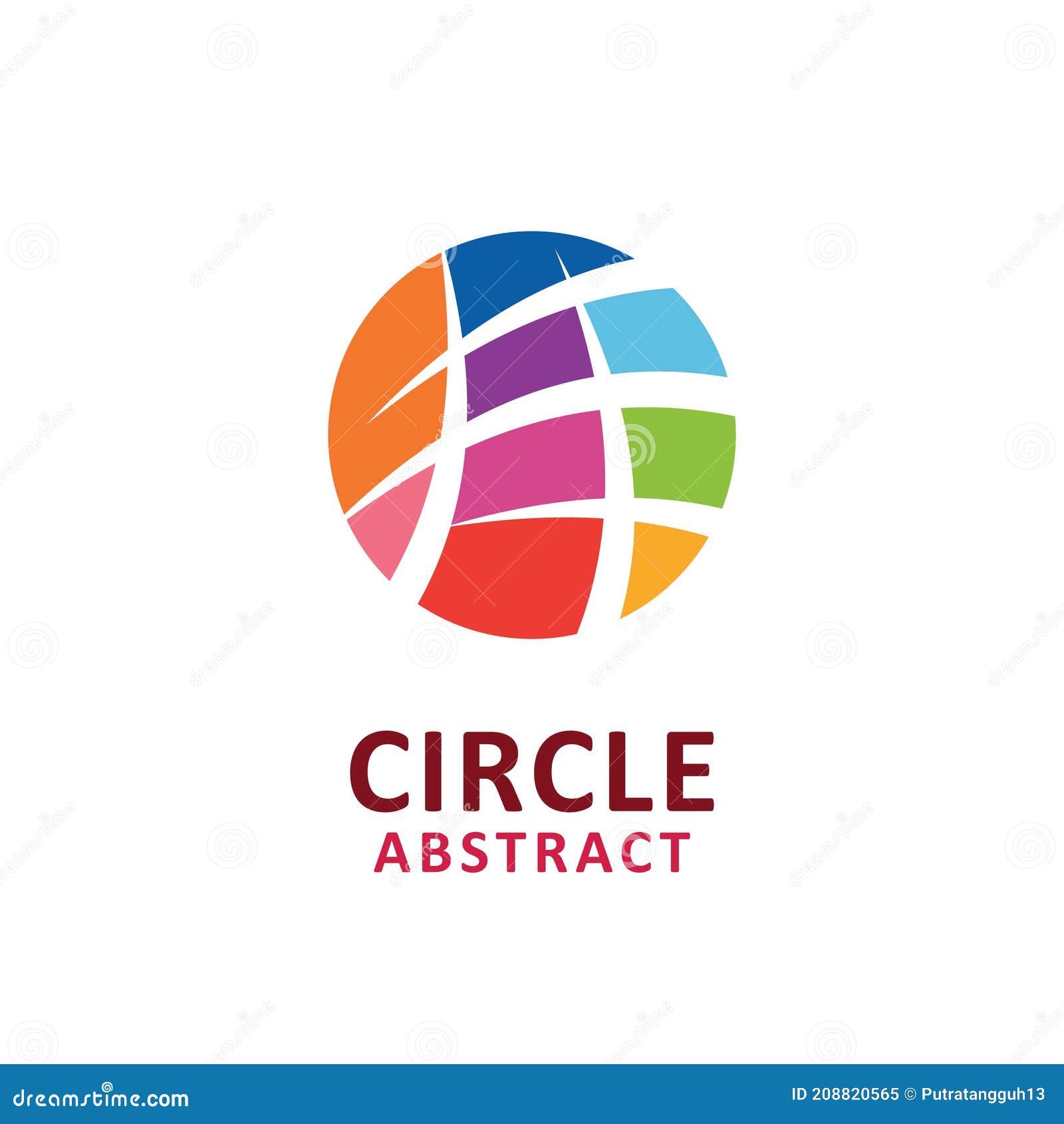 Abstract Circle Logo. Abstract Round Logo Vector Design Stock Vector ...